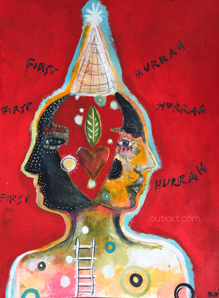 First Hurrah, original painting. – outiart