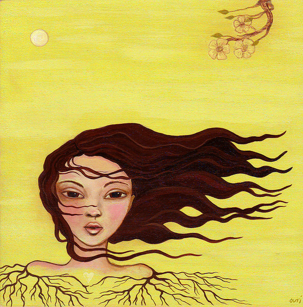 Growing New Roots, art tile – outiart