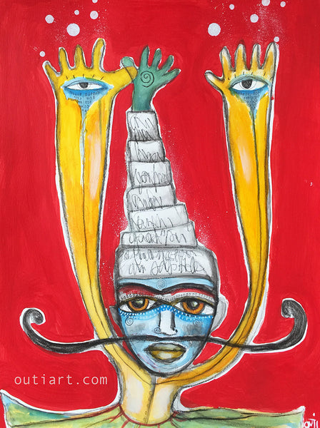 Magic Man, original painting. – outiart